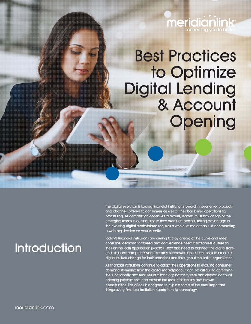 Digital Best Practices eBook | Meridianlink